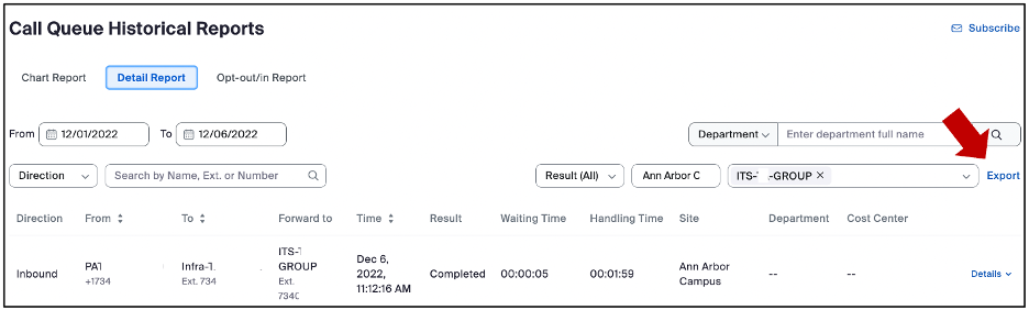 Call Queue Analytics and Reports (Power Pack) | ITS Documentation
